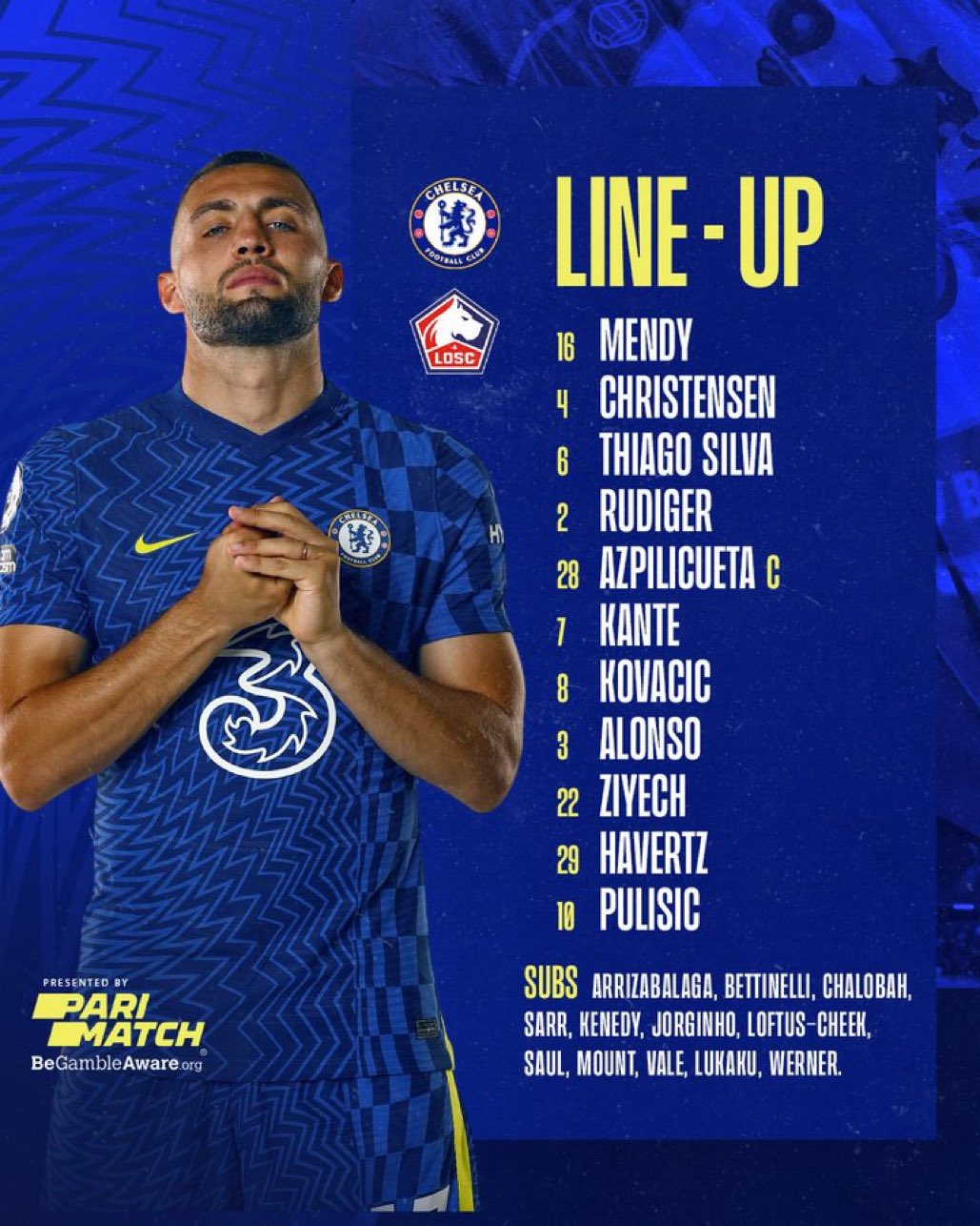 Chelsea 2022 Lineup