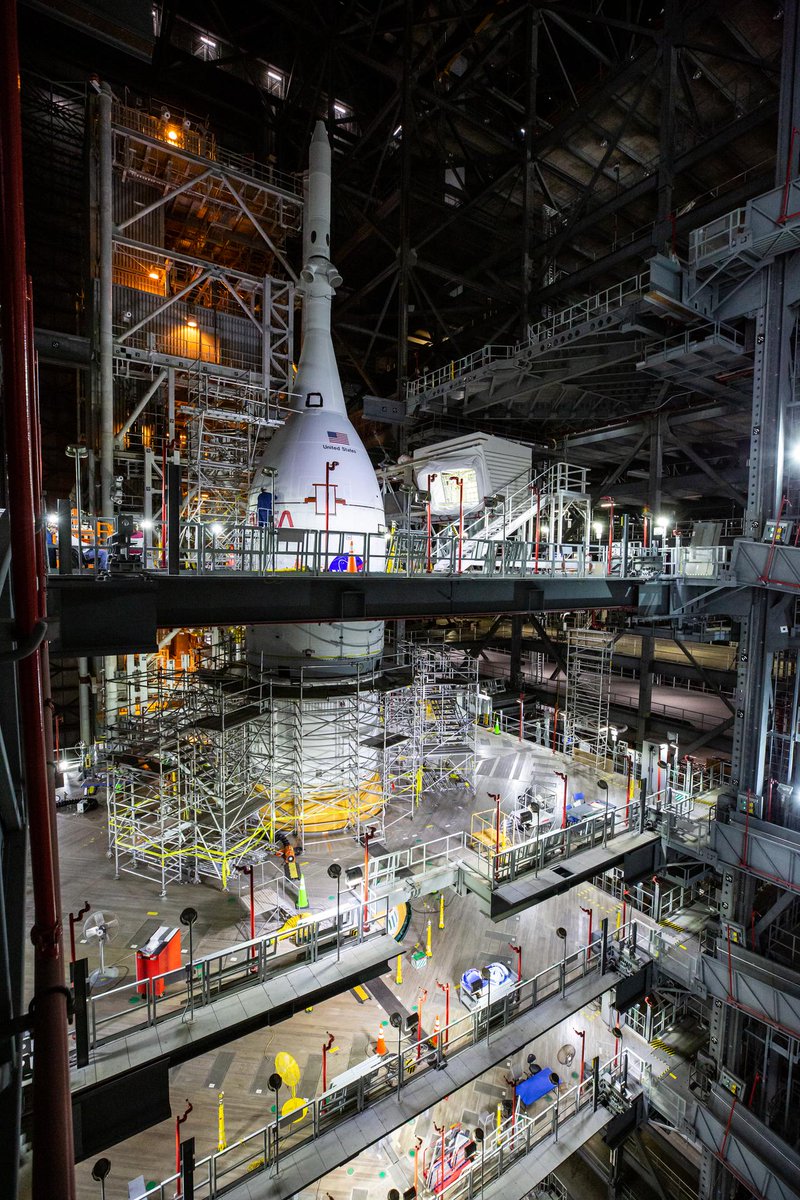 The core stage of the SLS stands at 212 feet tall, and is completely ...