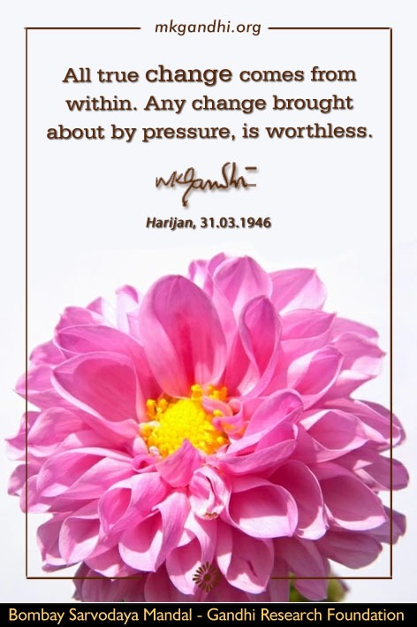 Change Comes From Within Quote