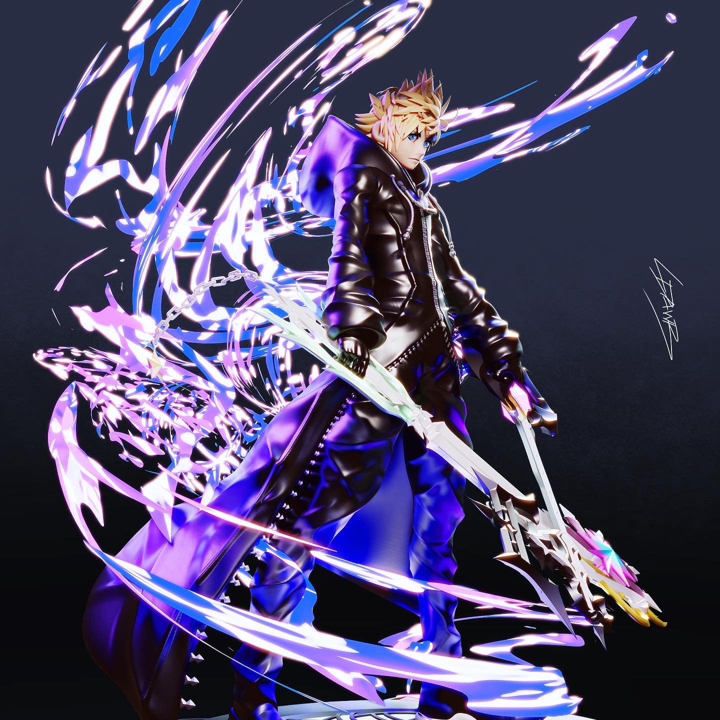 Roxas Dual Wield Wallpaper