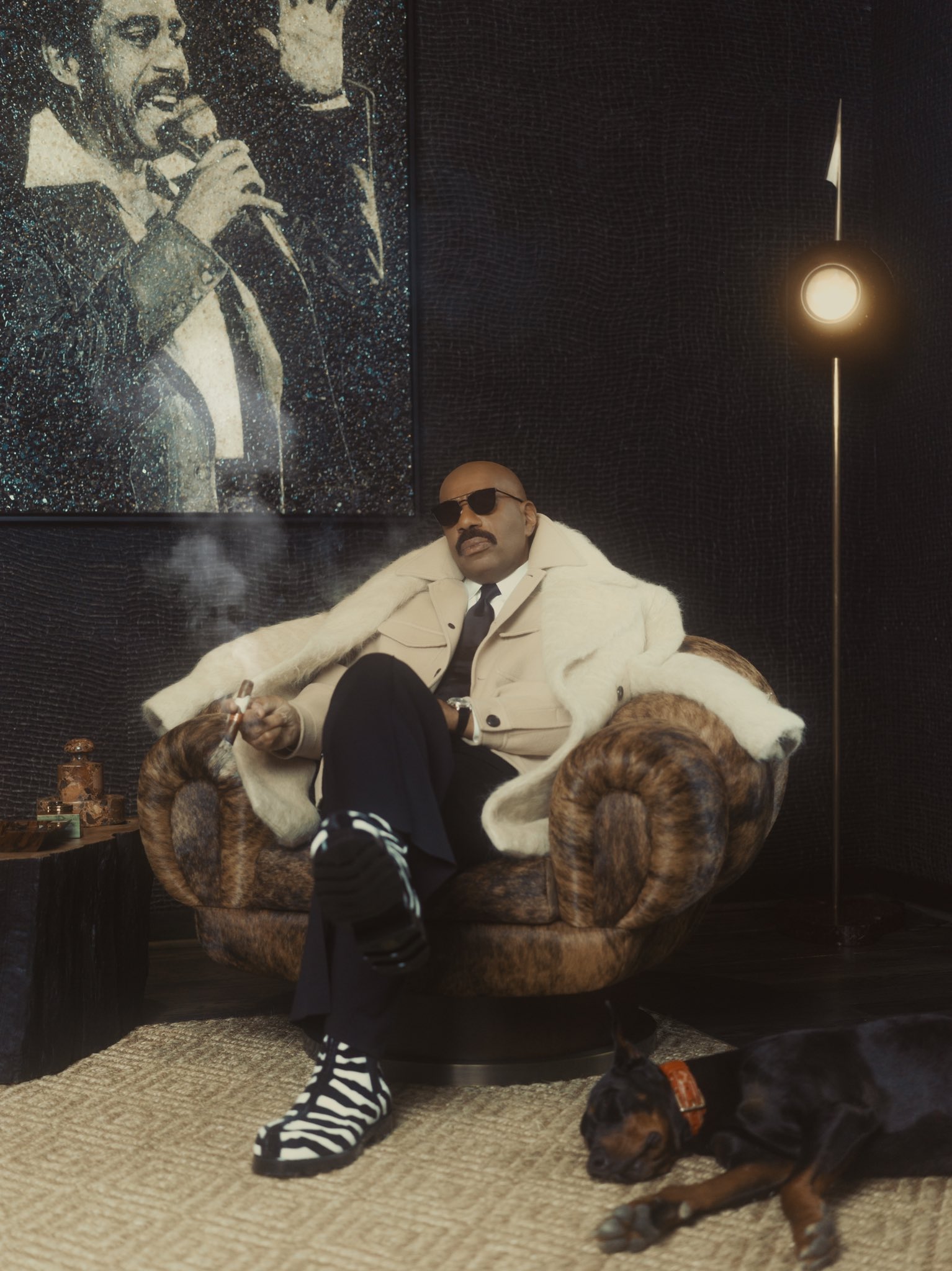 Steve Harvey Wife Zebra