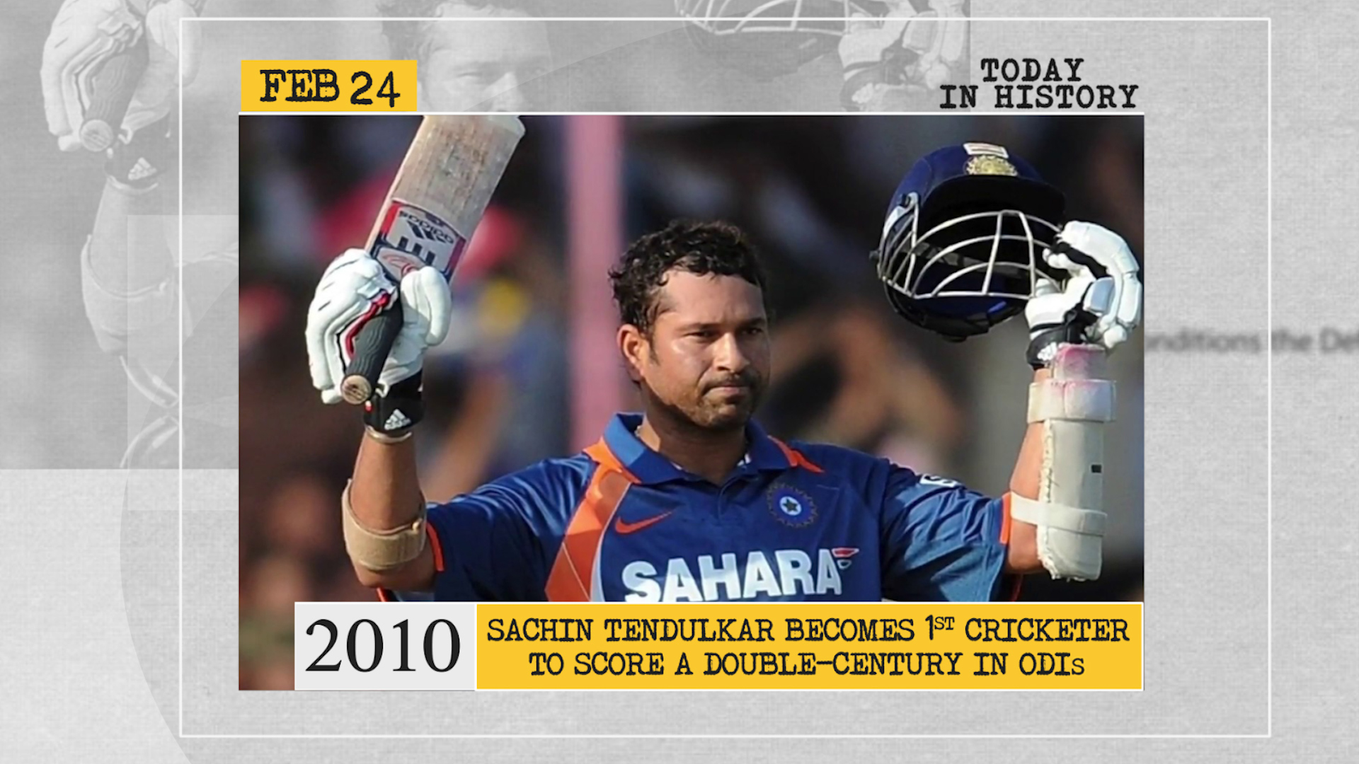 Sachin Tendulkar Double Century Wallpapers
