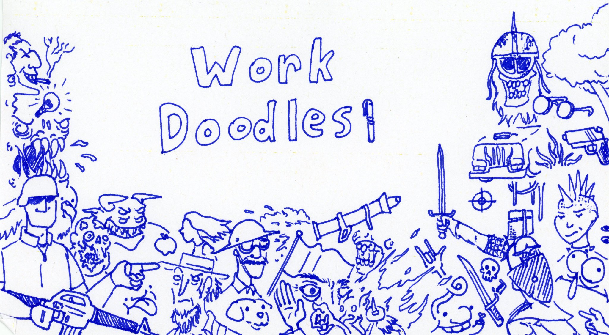 Random Doodle Collage