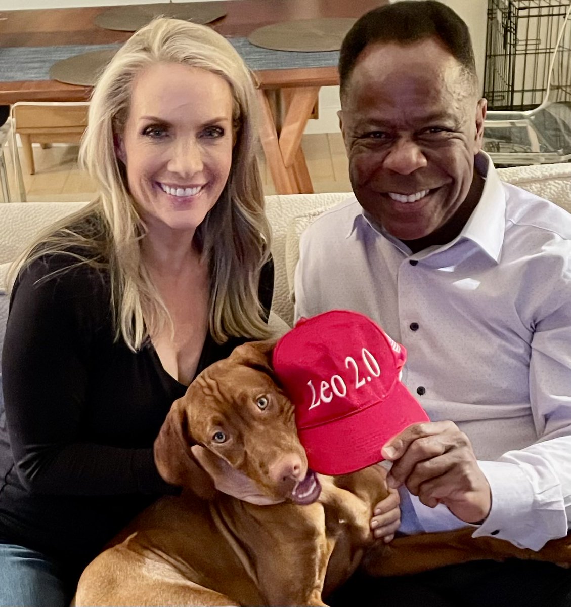 New besties. Percy and ⁦TheLeoTerrell⁩ | Dana Perino | Scoopnest