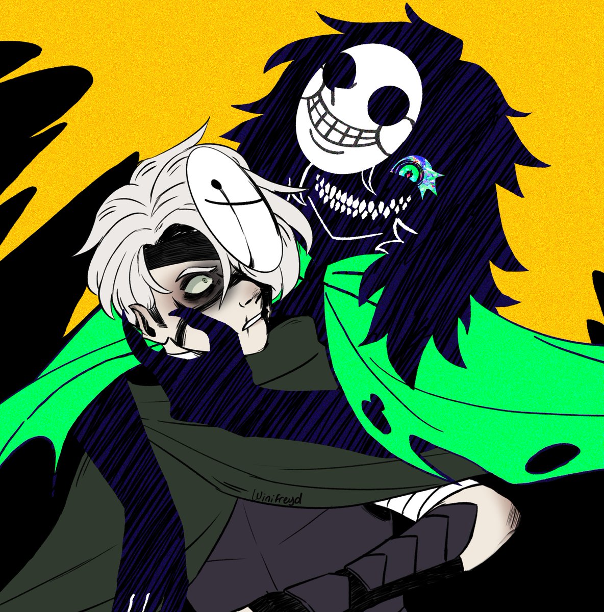 eyestrain horror ? unfinished thing 」|freyd 🌗のイラスト