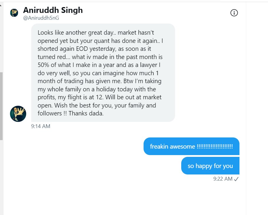 Received a huge number of responses today morning, here are a few ...