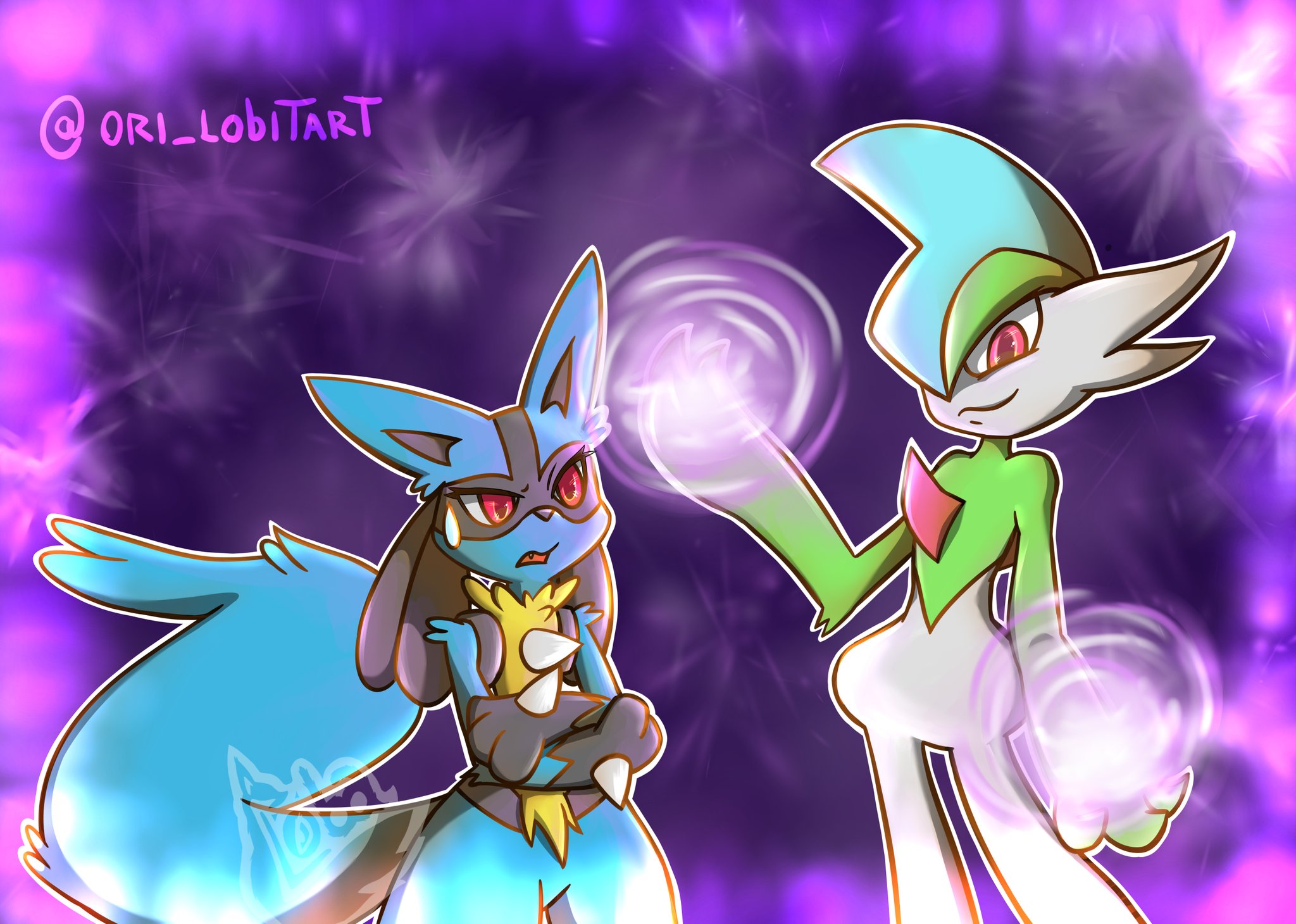 Pokemon Lucario Vs Gallade