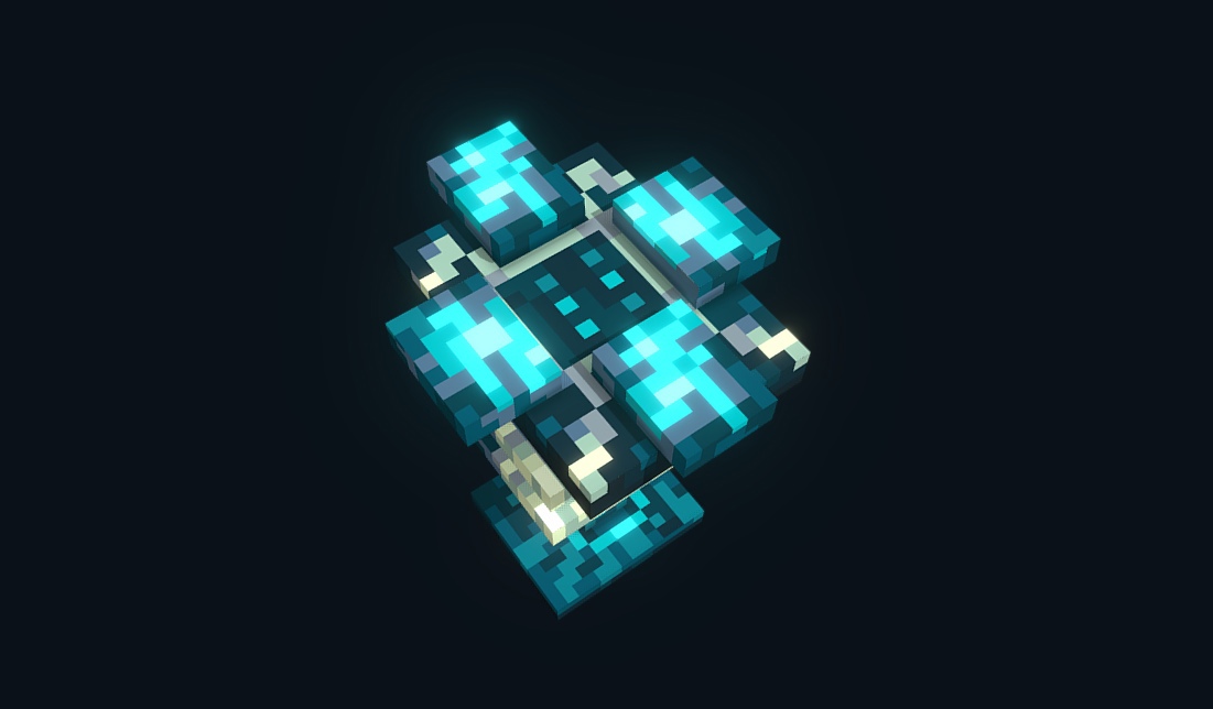 Minecraft Diamond Tools Wallpaper