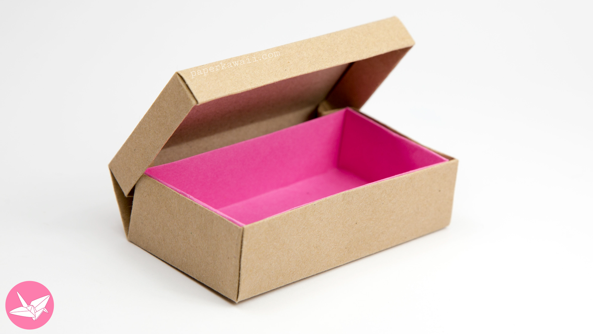 Origami Box With Attached Lid