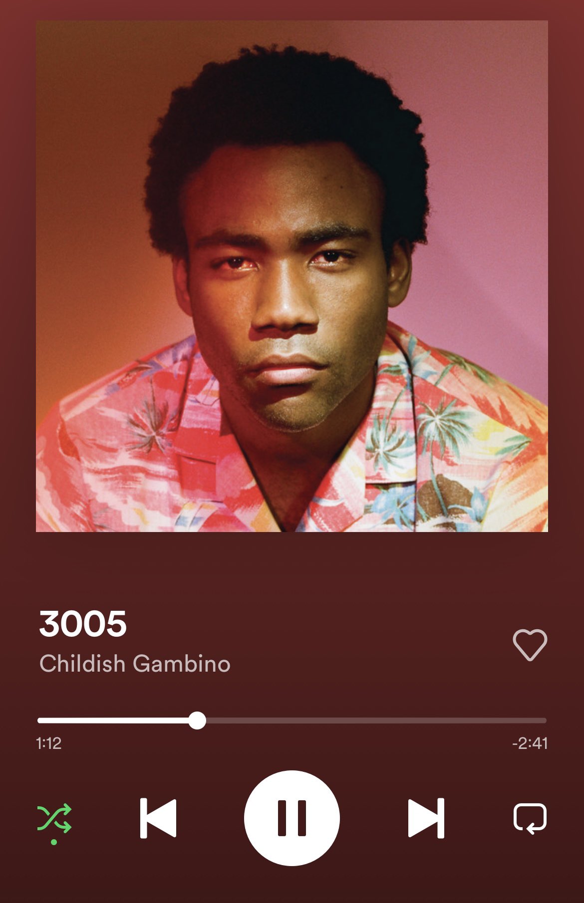 3005 Barnslig Gambino Albumomslag Childish Gambino '3005' Live At