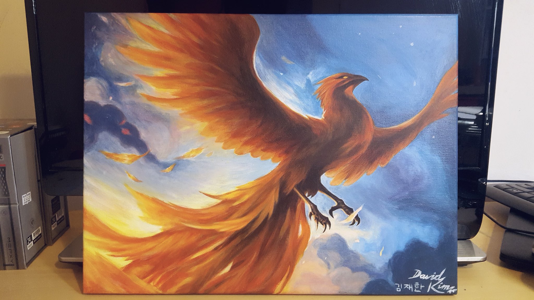 Phoenix Bird Acrylic Print