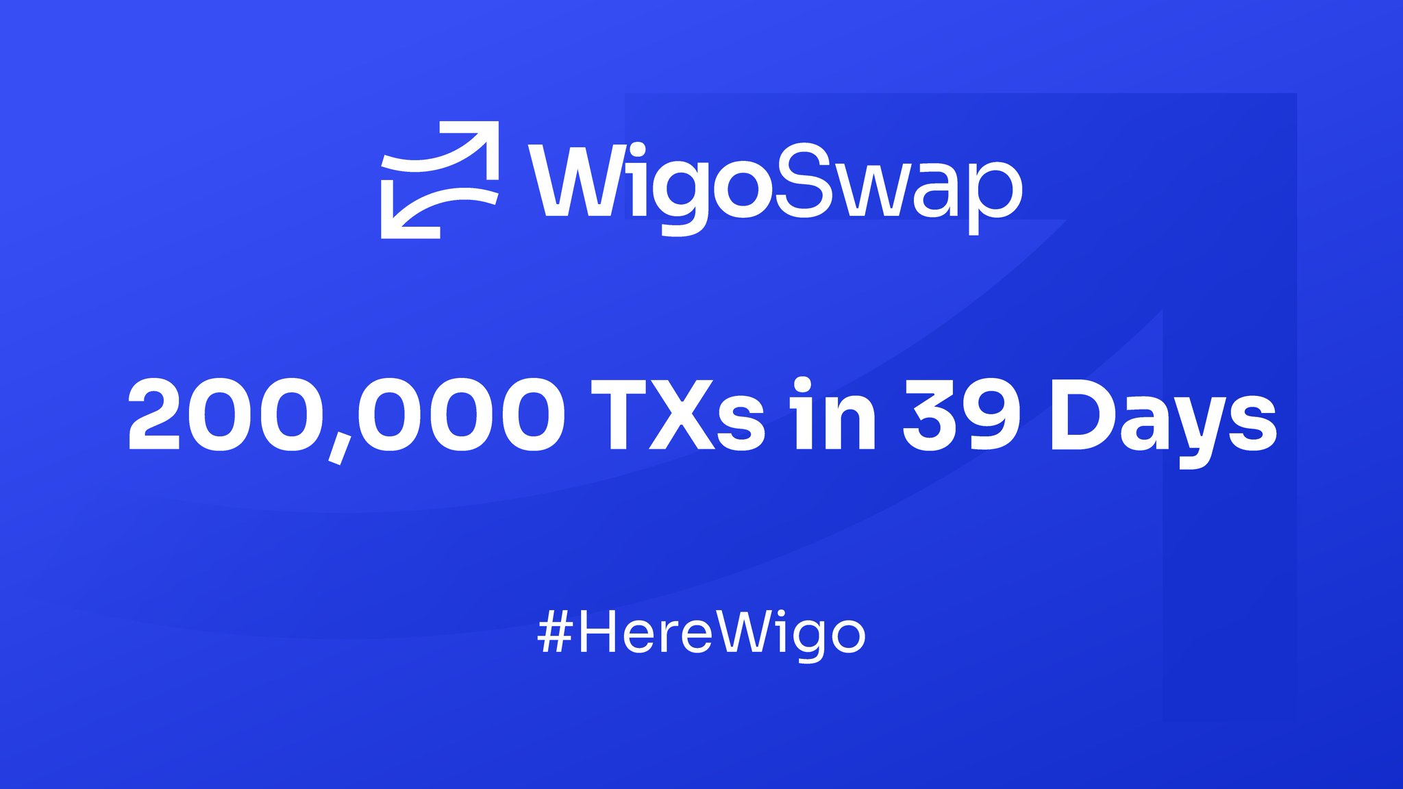 WigoSwap on Twitter: "🎯 Another big milestone for WigoSwap! Just 39 days after our launch we hit ...