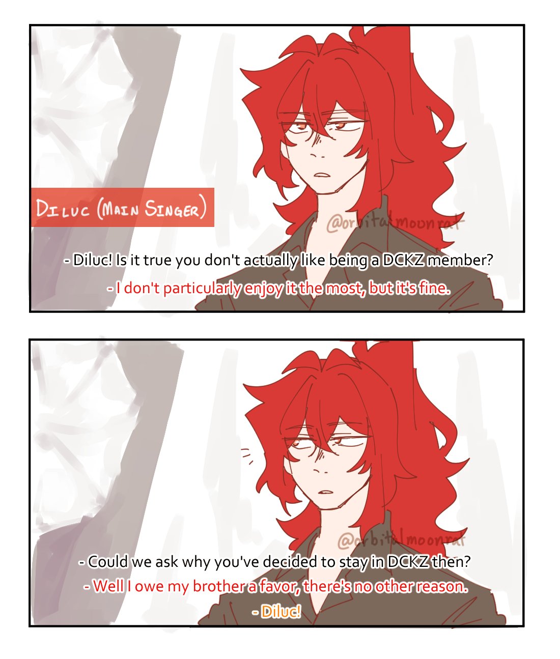 Nini/Lin 🐀 Shop Updated! on Twitter: "DCKZ - Diluc Interview #thomaluc https://t.co/UXVjDnaY6H ...