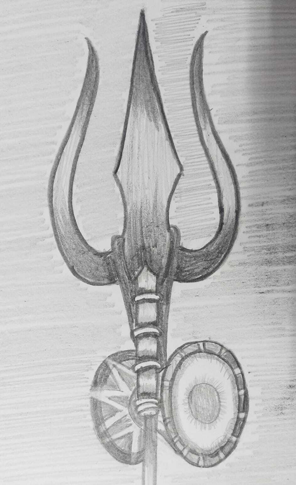 Trishul Sketch