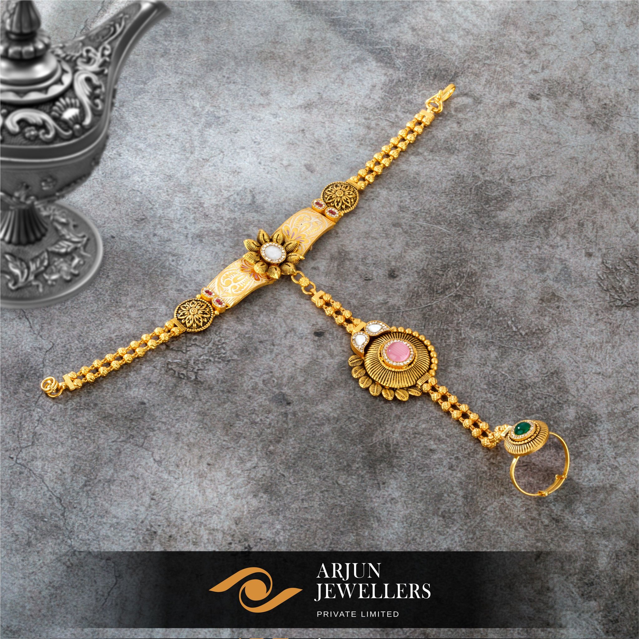 Arjun Jewellers Pvt. Ltd. X ArjunJewellersPvtltd sharewithpride shine jewellerydesign designer rajkot gujarat wearwithbride rajkotjewellery gujaratjewellery uniquejewellery antiquejewellery style gold...
