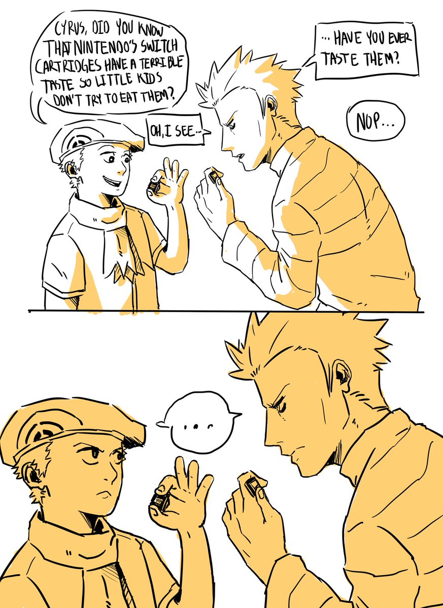 「Cyrus travels to hisui au; Cyboy meets some people 」Barb の漫画