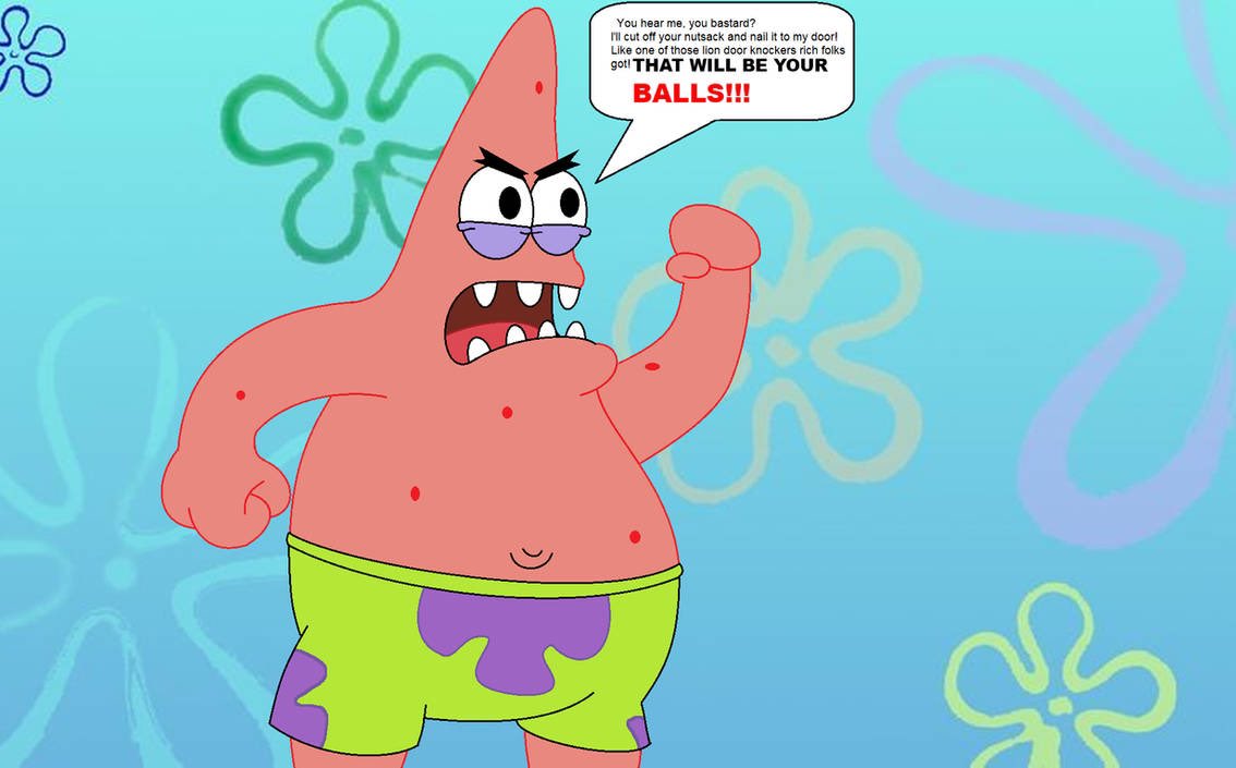 Patrick Star Angry