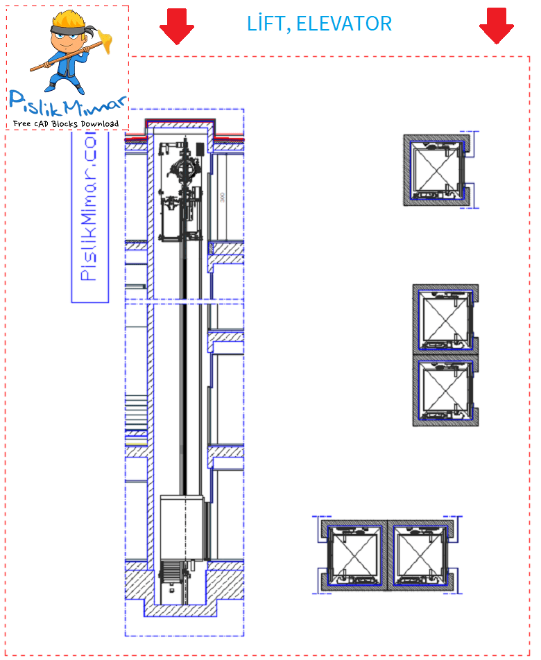 Lift Details Dwg Plan For Autocad Designs Cad Panoramic Elevator Free
