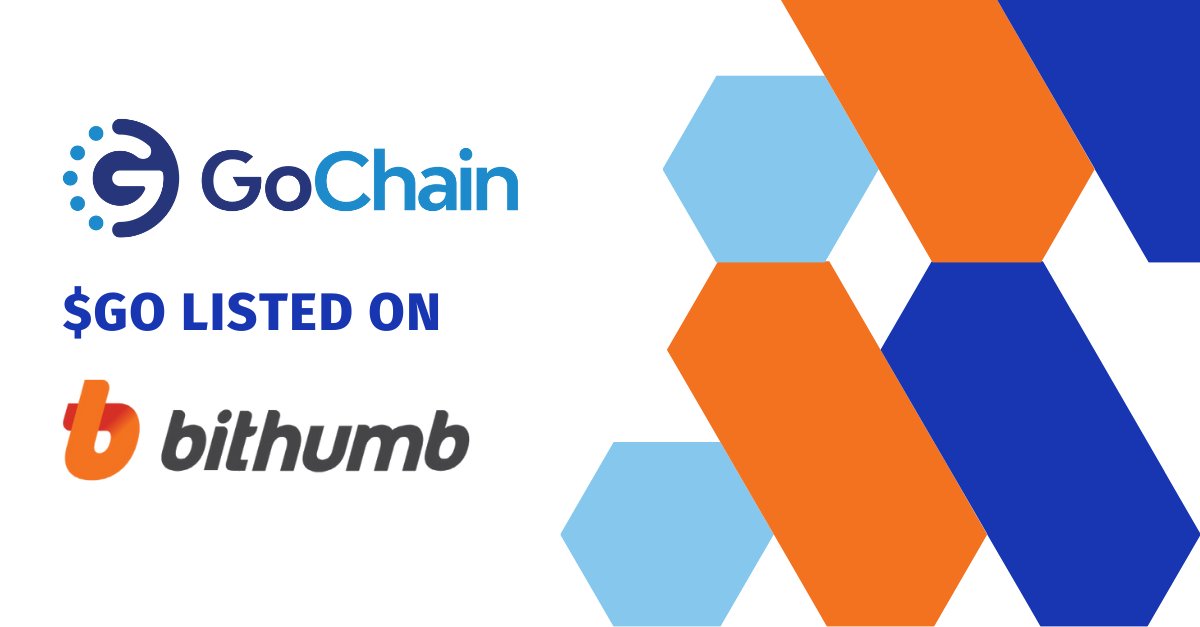 GoChain on Twitter: "GoChain is now listed on Bithumb Exchange! Listing starts today and you can ...