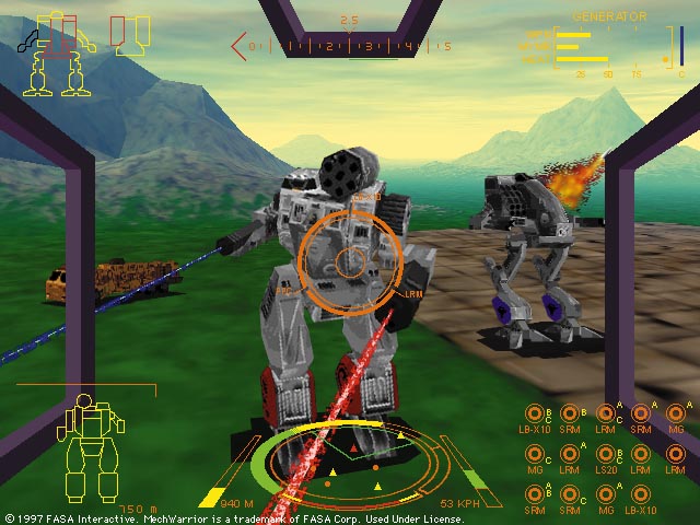 Mechwarrior 3 Mechs
