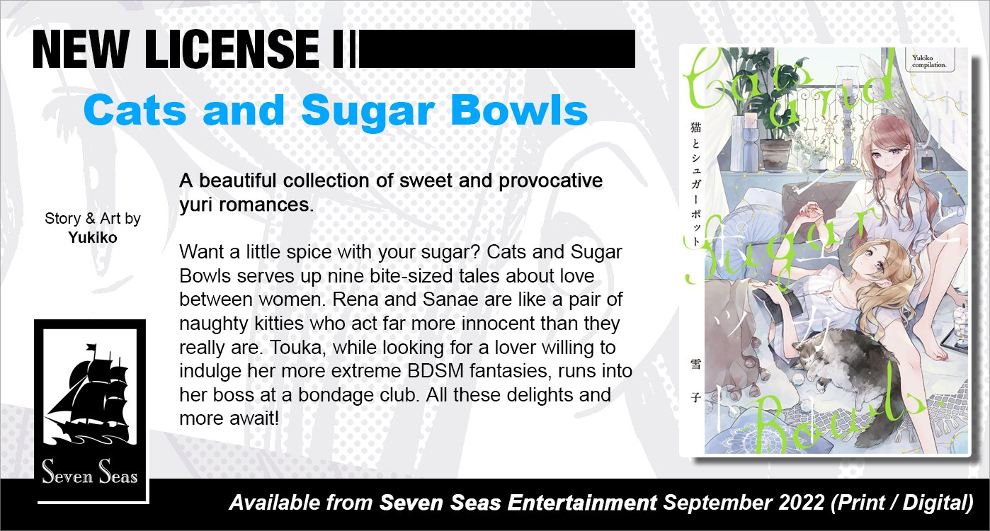 Seven Seas Entertainment on Twitter: "Brand-new license announcement! CATS AND SUGAR BOWLS by ...