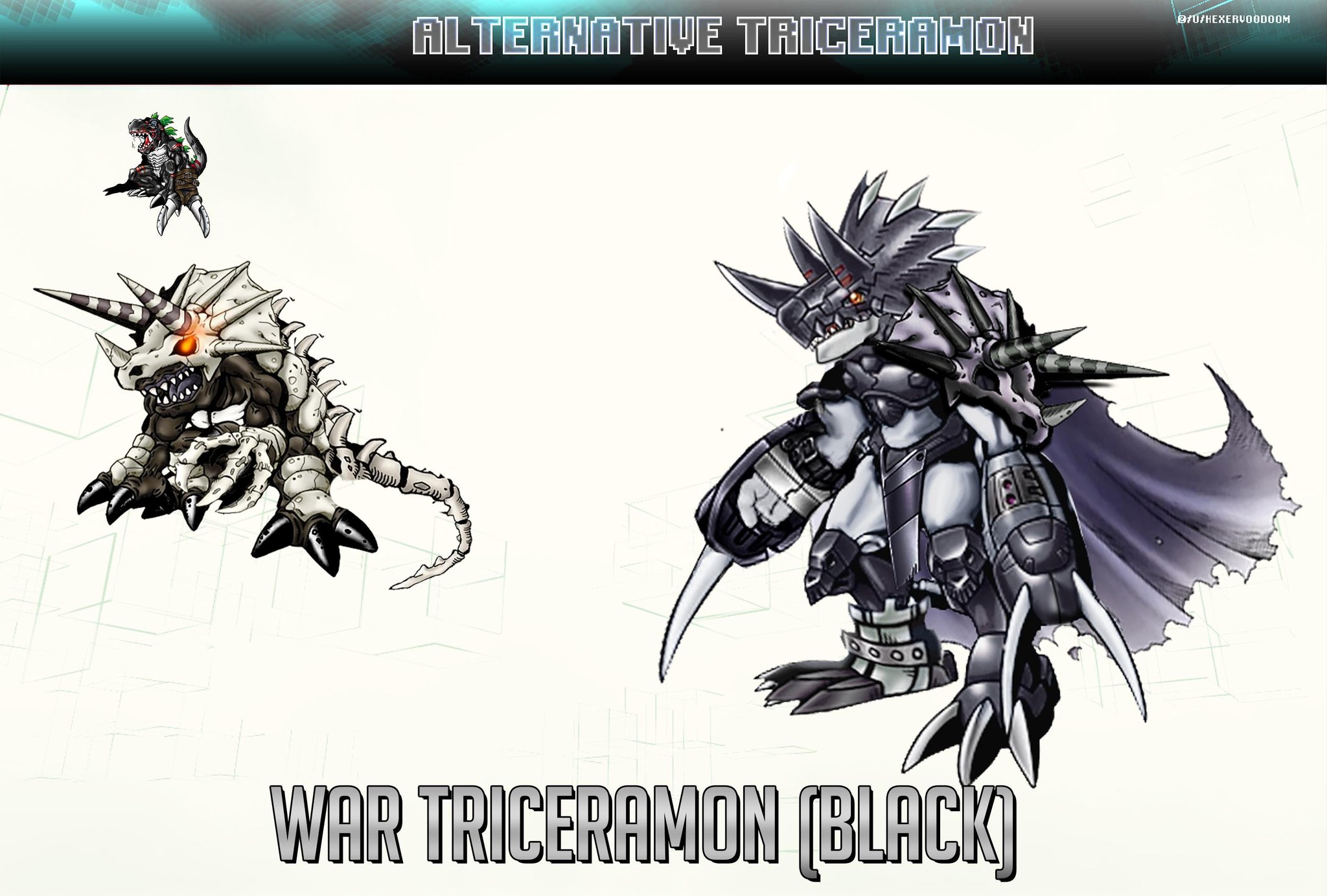 Triceramon Evolution