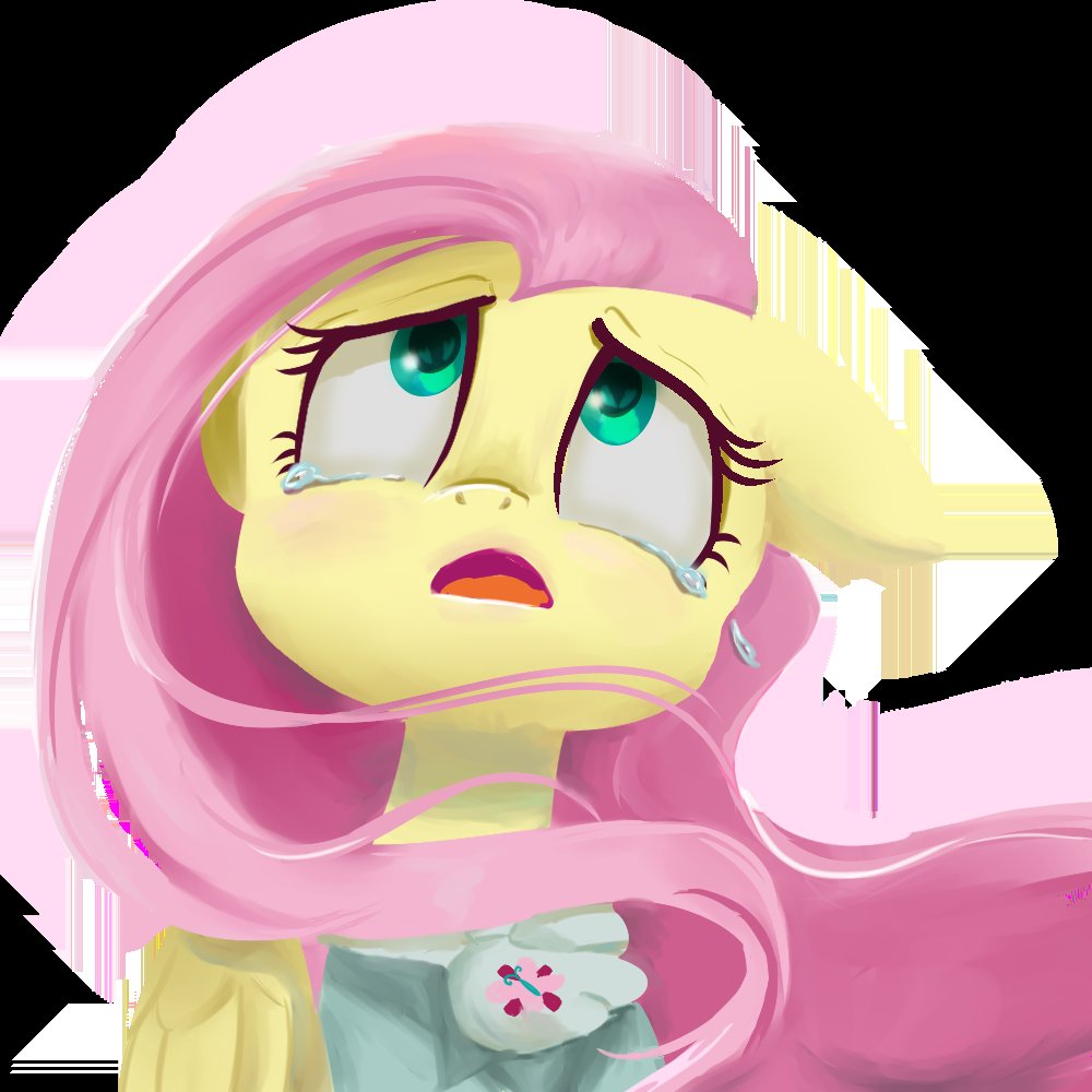 Sad Fluttershy Crying