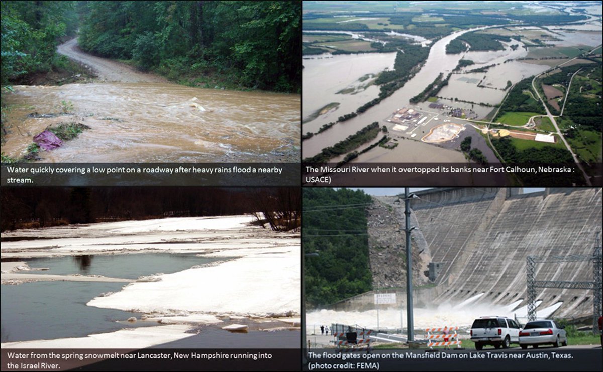 There are different types of floods, and floods can have various causes ...