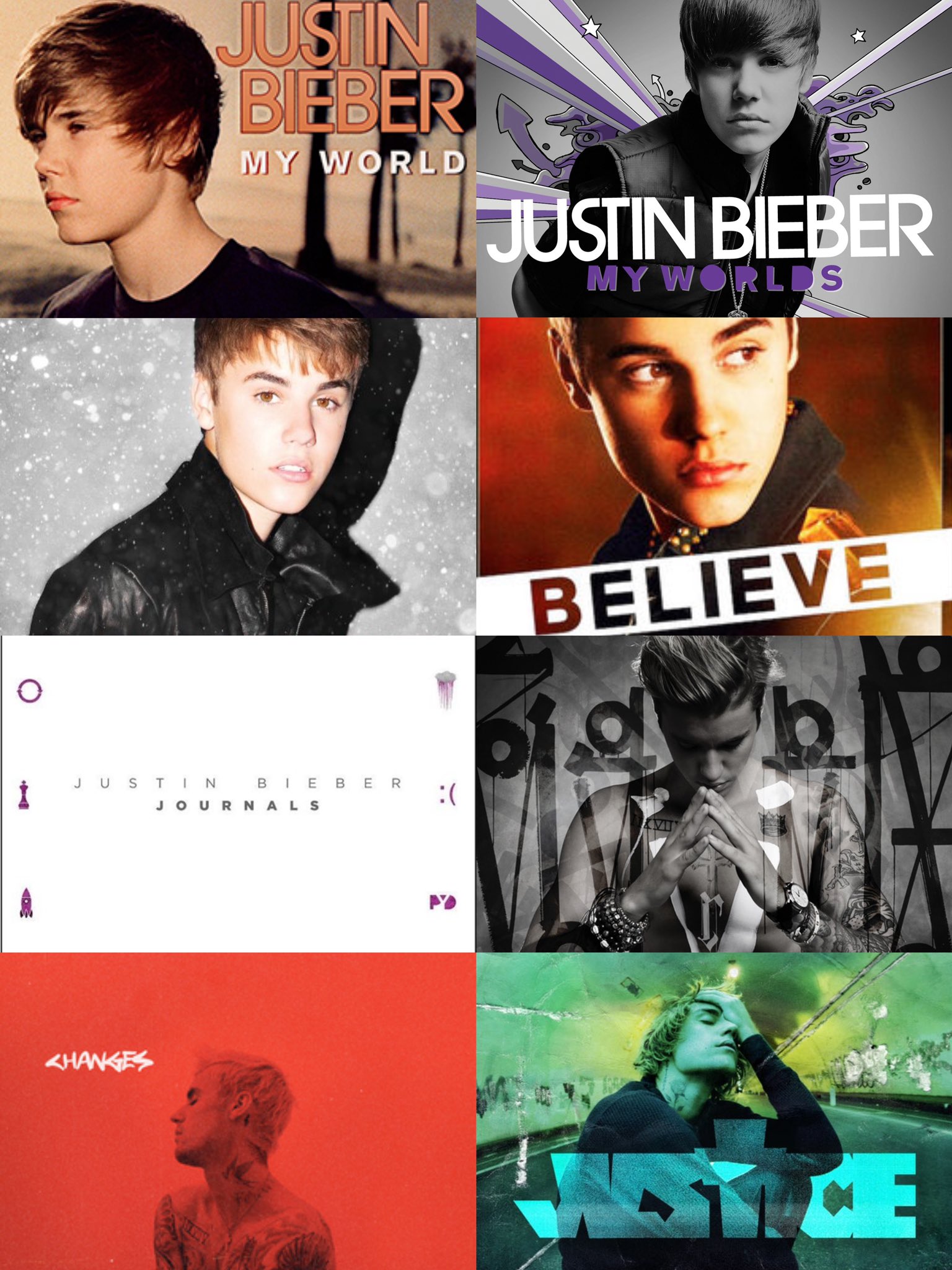 Justin Bieber Albums