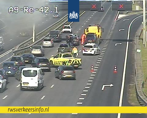 Rijkswaterstaat Verkeersinformatie on Twitter: "Op de #A9 is een ongeluk gebeurd richting ...