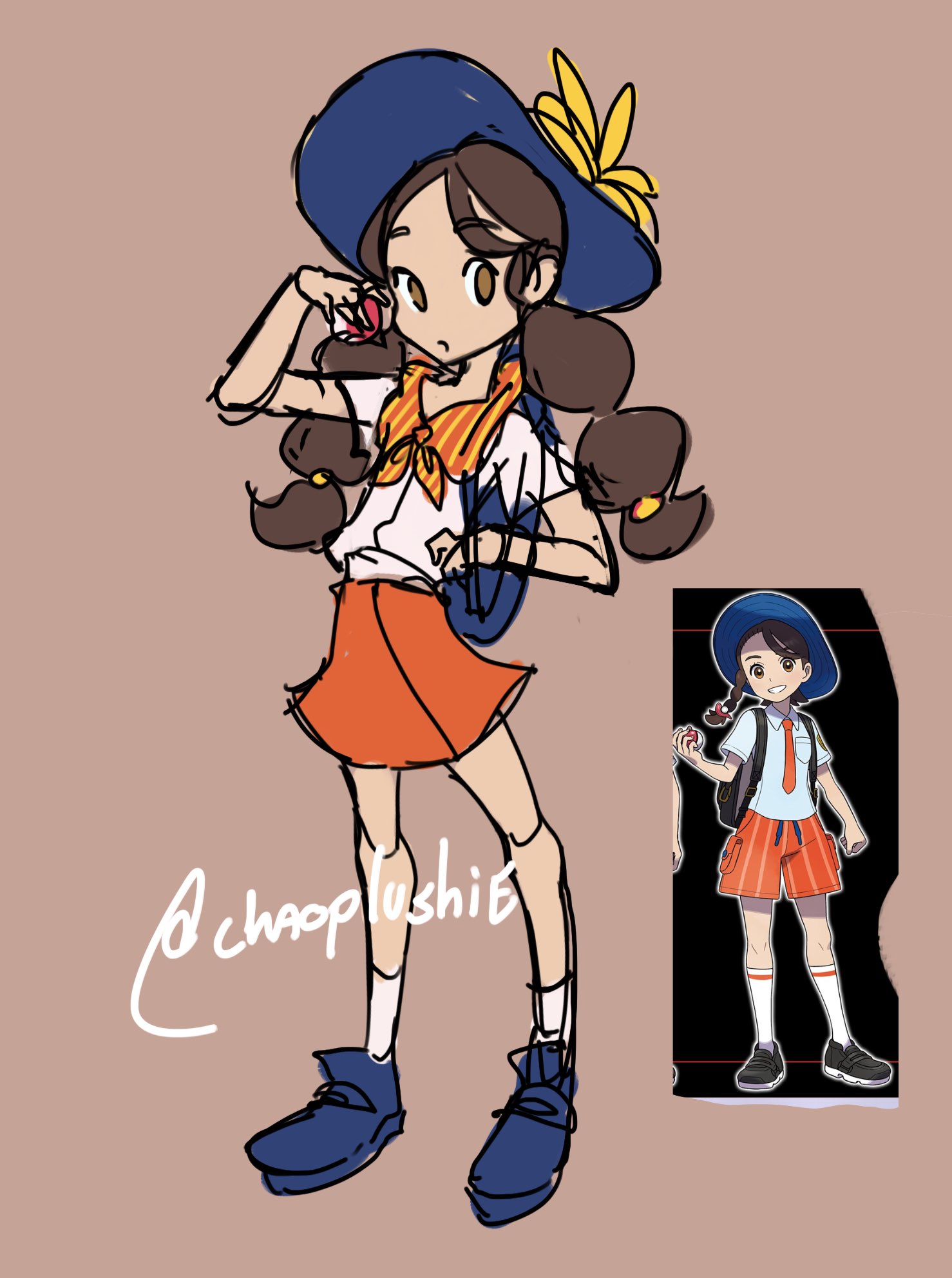 Pokemon Protagonists Redesigns