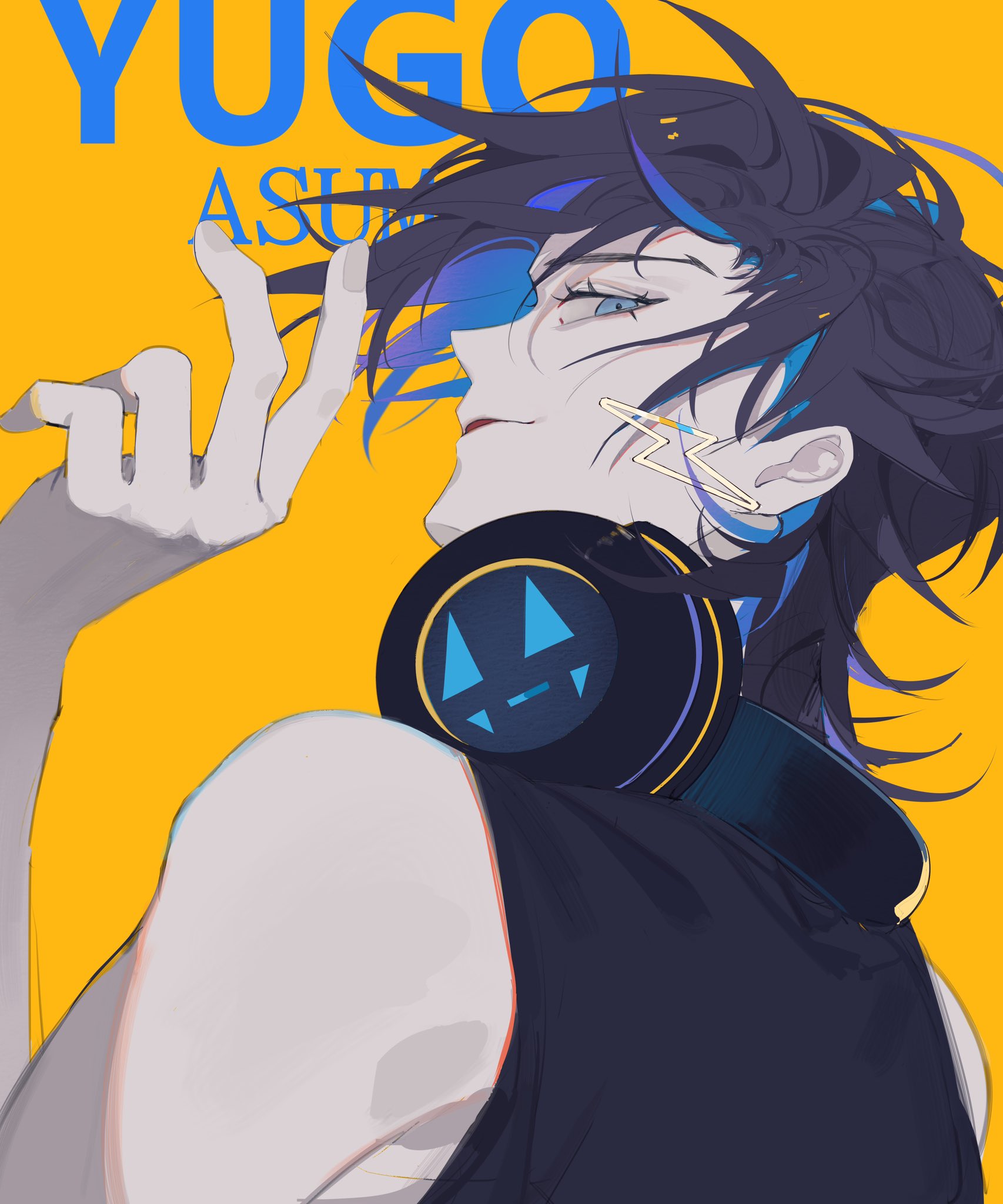 Yugo Asuma🎧 NIJISANJI EN on Twitter: "@Gin14672784 Thank you! I also would like to use your art ...