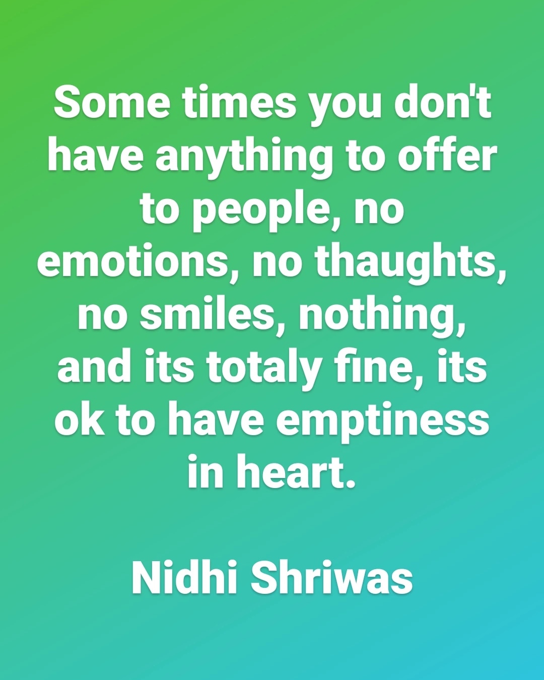 Emptiness Heart Quotes