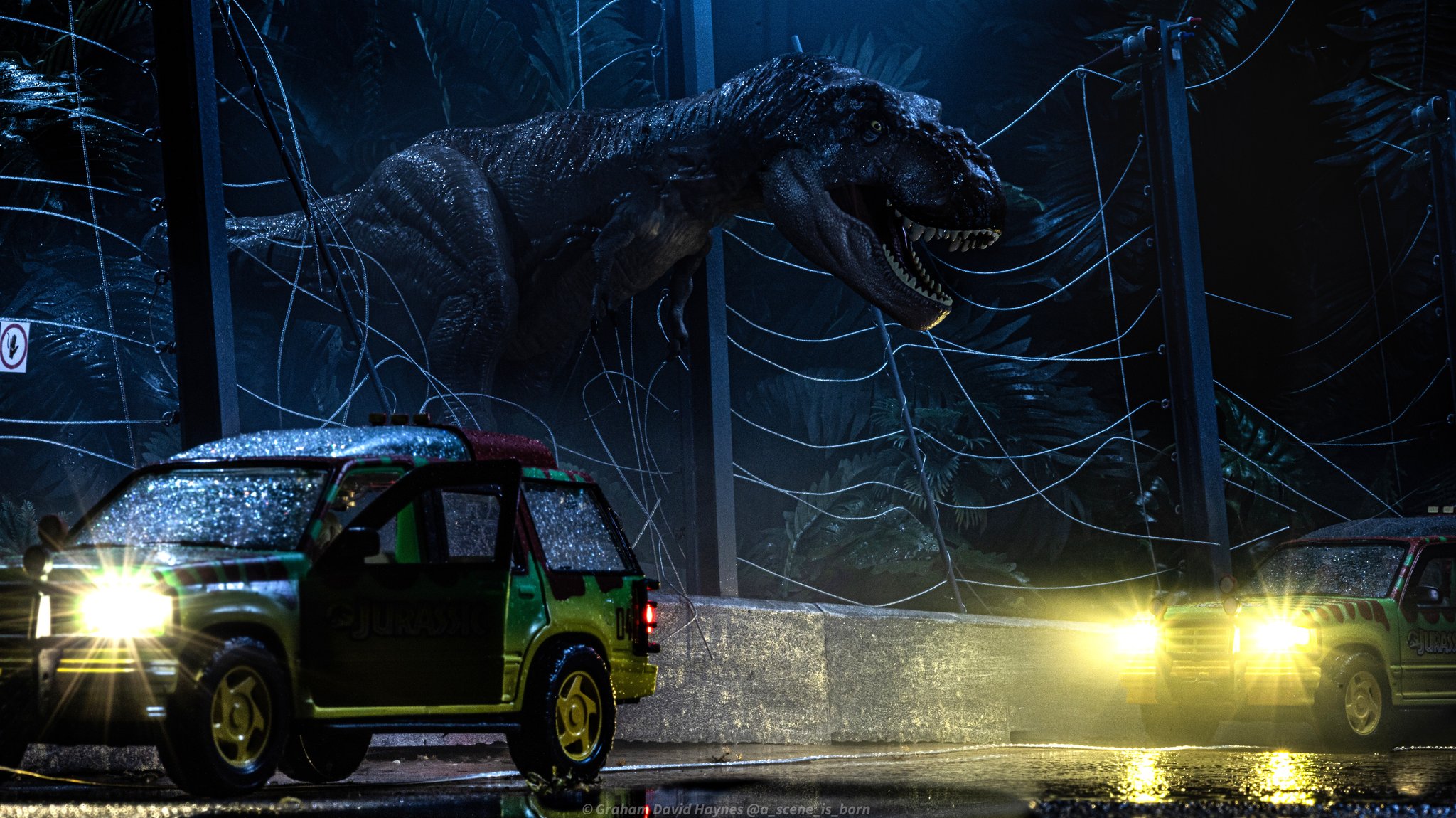 Jurassic Park T Rex Car Scene