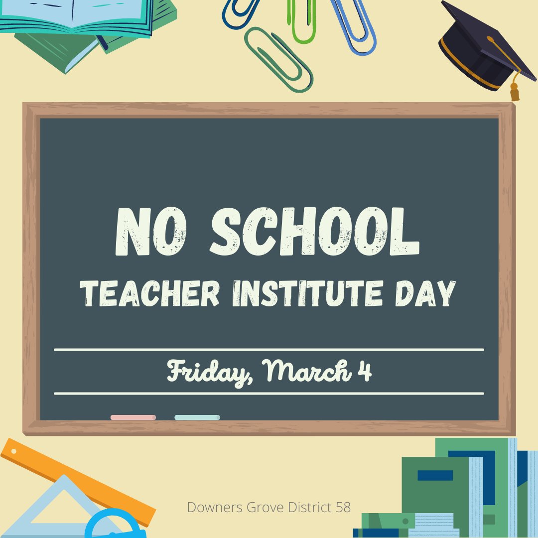 No School Tomorrow Sign