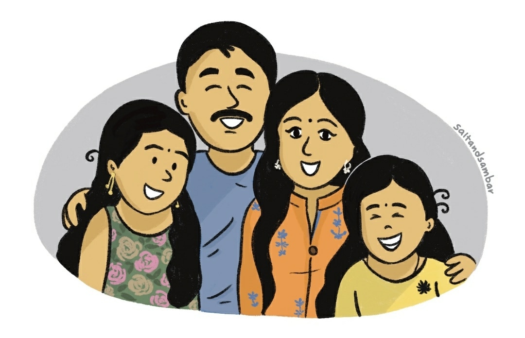 Small Family Drawing