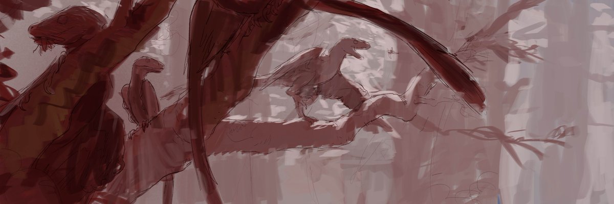 「I did quite a few exploratory sketches to settle on a compos」Pablo ...