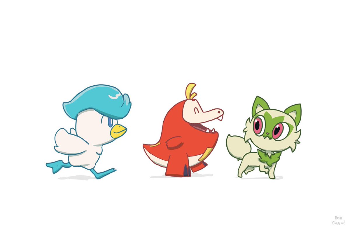 ポケモン「i just think they're neat #PokemonDay 」|rob chamのイラスト
