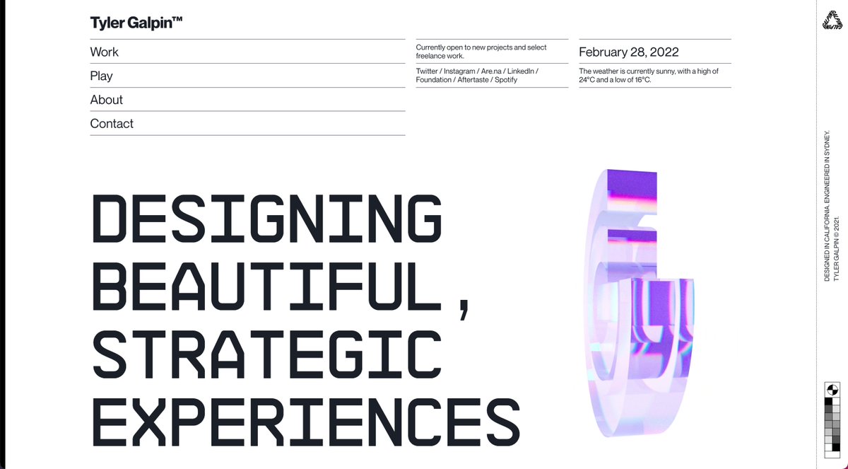 Let me know your fav personal / portfolio website from your fav makers ...