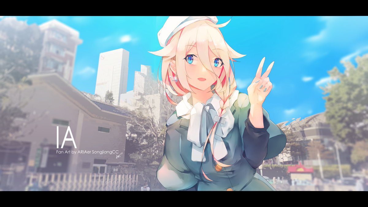 「春が暖かくなった。😊 #イア #IA #CeVIOAI #VOCALOID 」|松江CC@Pixiv绘仕事募集中のイラスト