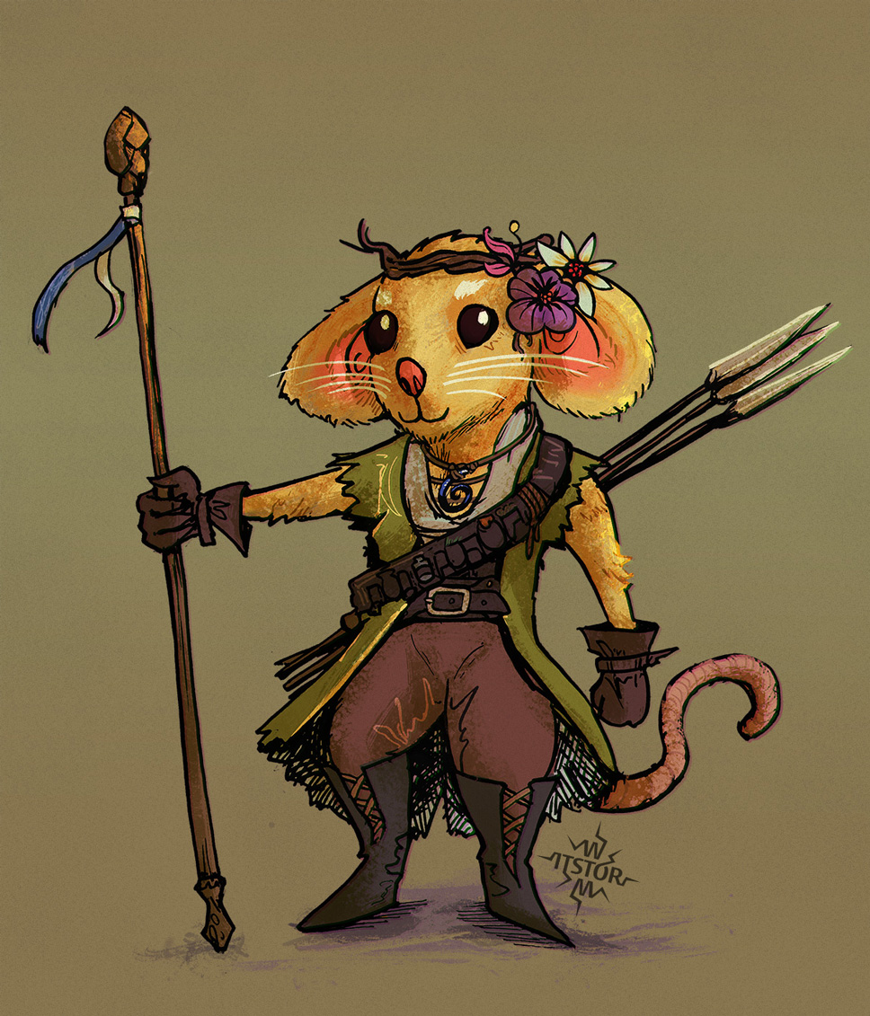 Ratfolk Pathfinder 2e Ratfolk Warrior: Pathfinder 2E Fighter