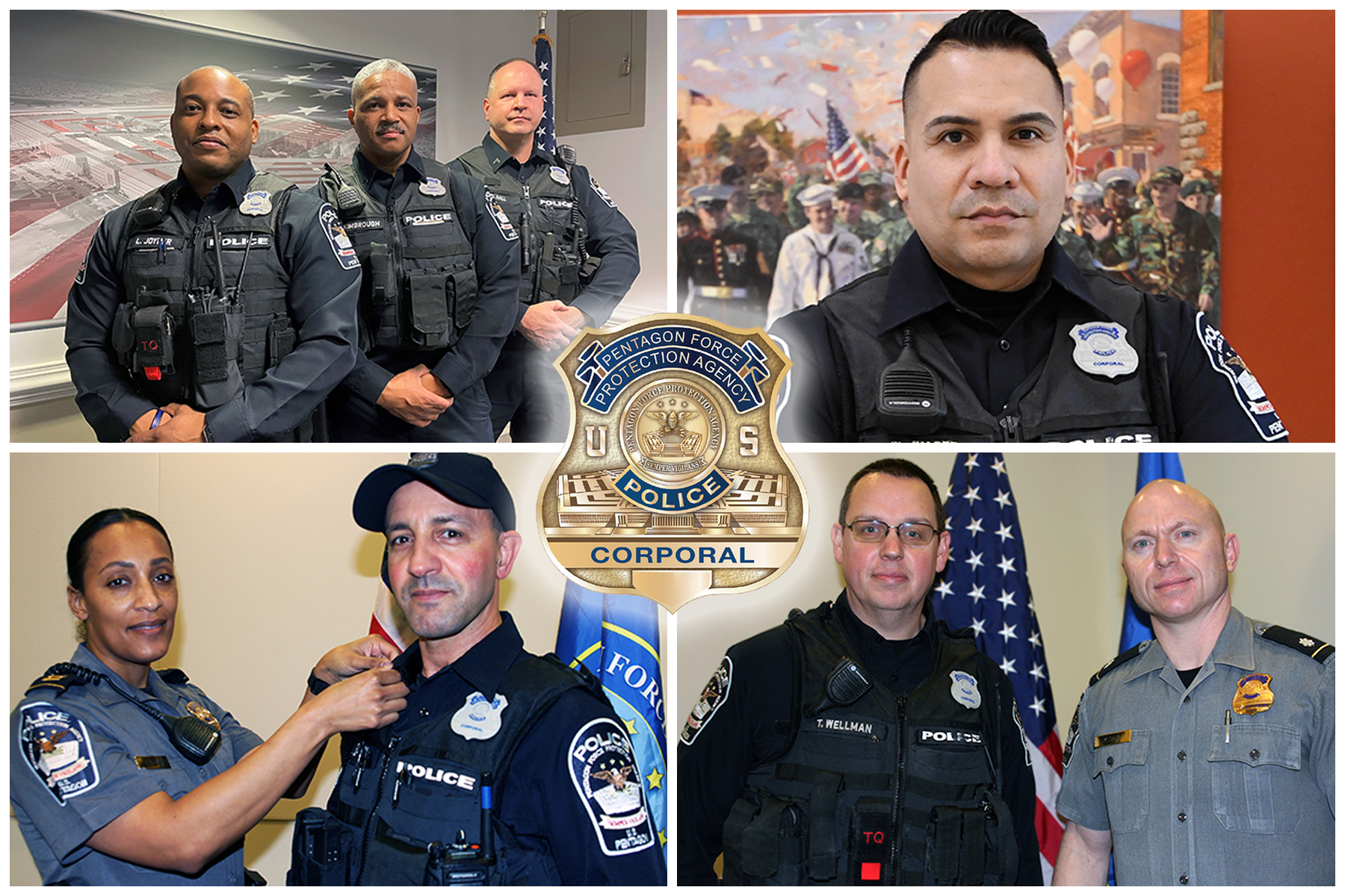 Police Officer Protecting