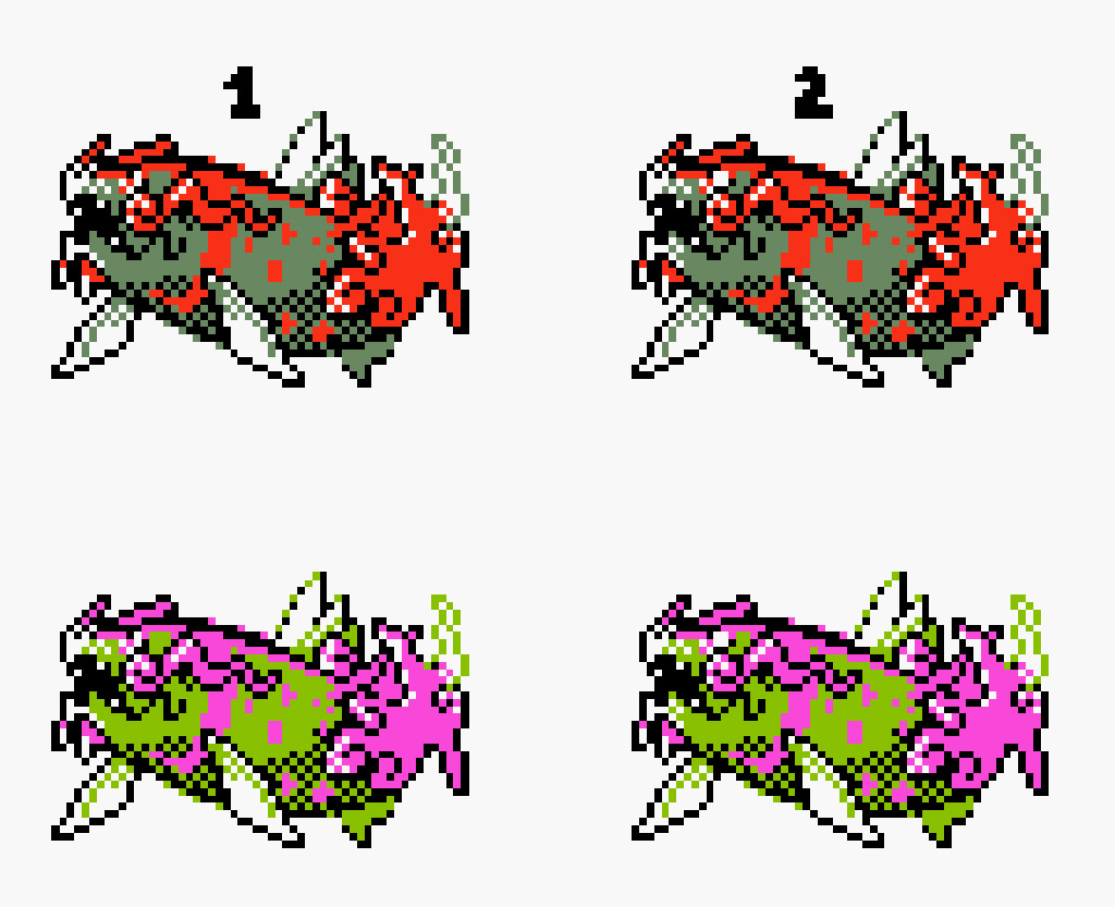 Minecraft Fish Pixel Art Grid