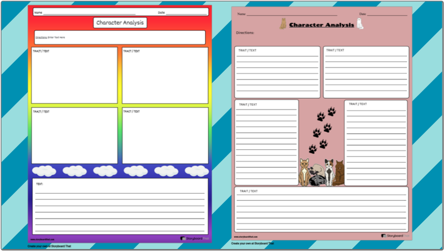 Character Chart Template
