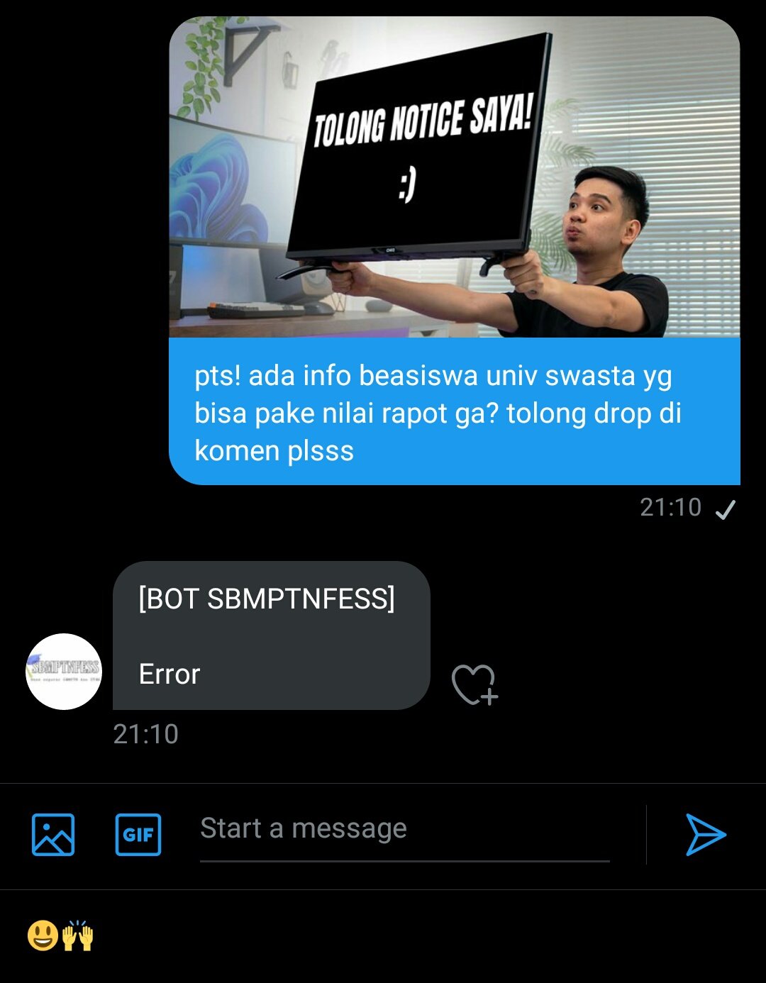 BURUANN CEK PINNED!!— SBMPTNFESS on Twitter: "pts! tolong notice sender ya plsss https://t.co ...