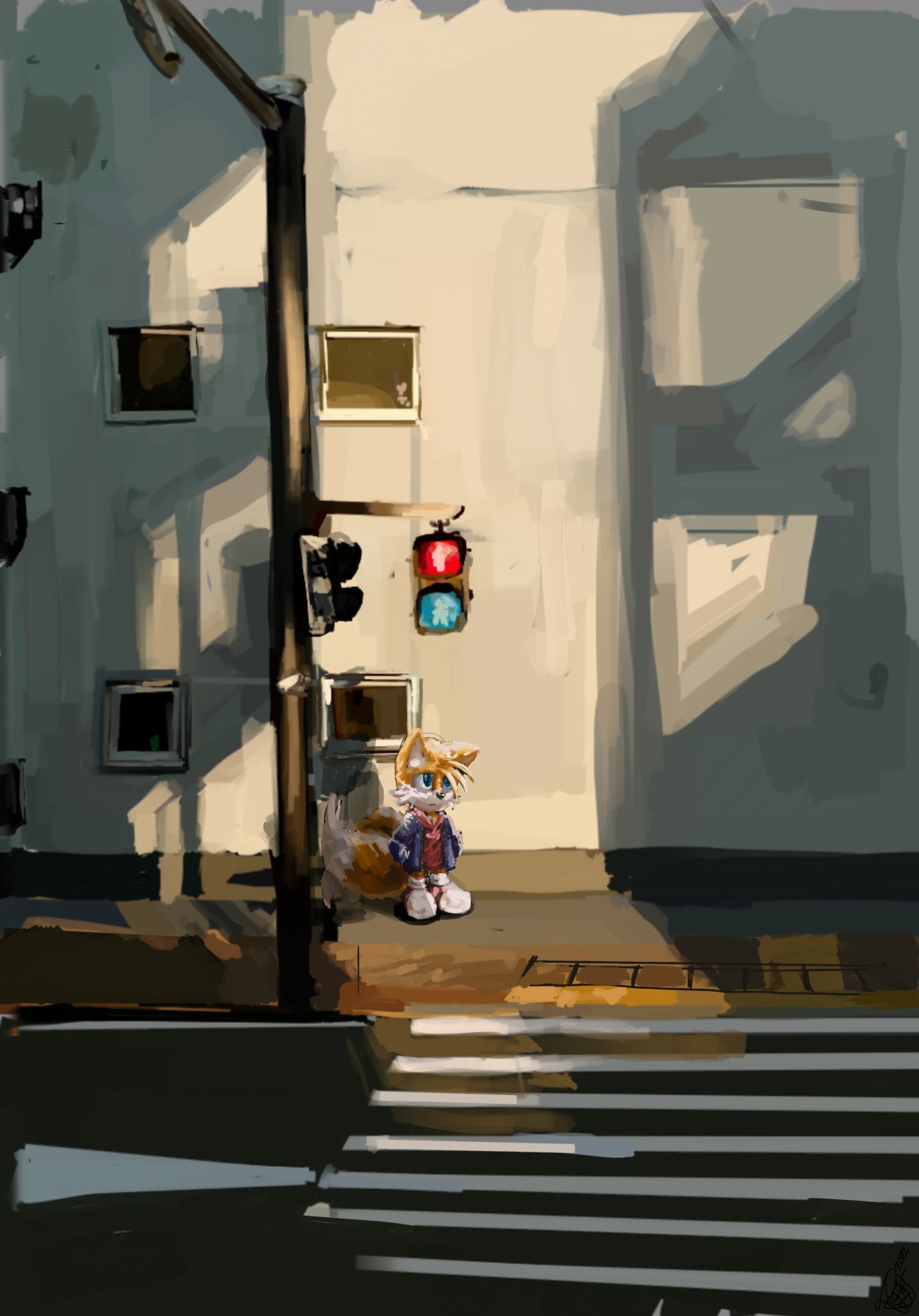 TheAccWithABadName on Twitter: "Tails ️ #sonicart #artistsontwitter #sonicfanart…