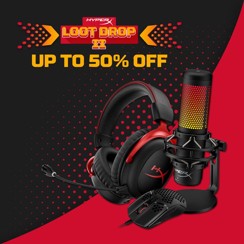 HyperX on Twitter: "HyperX Loot Drop II kicks off on March 7th with big deals on our award ...