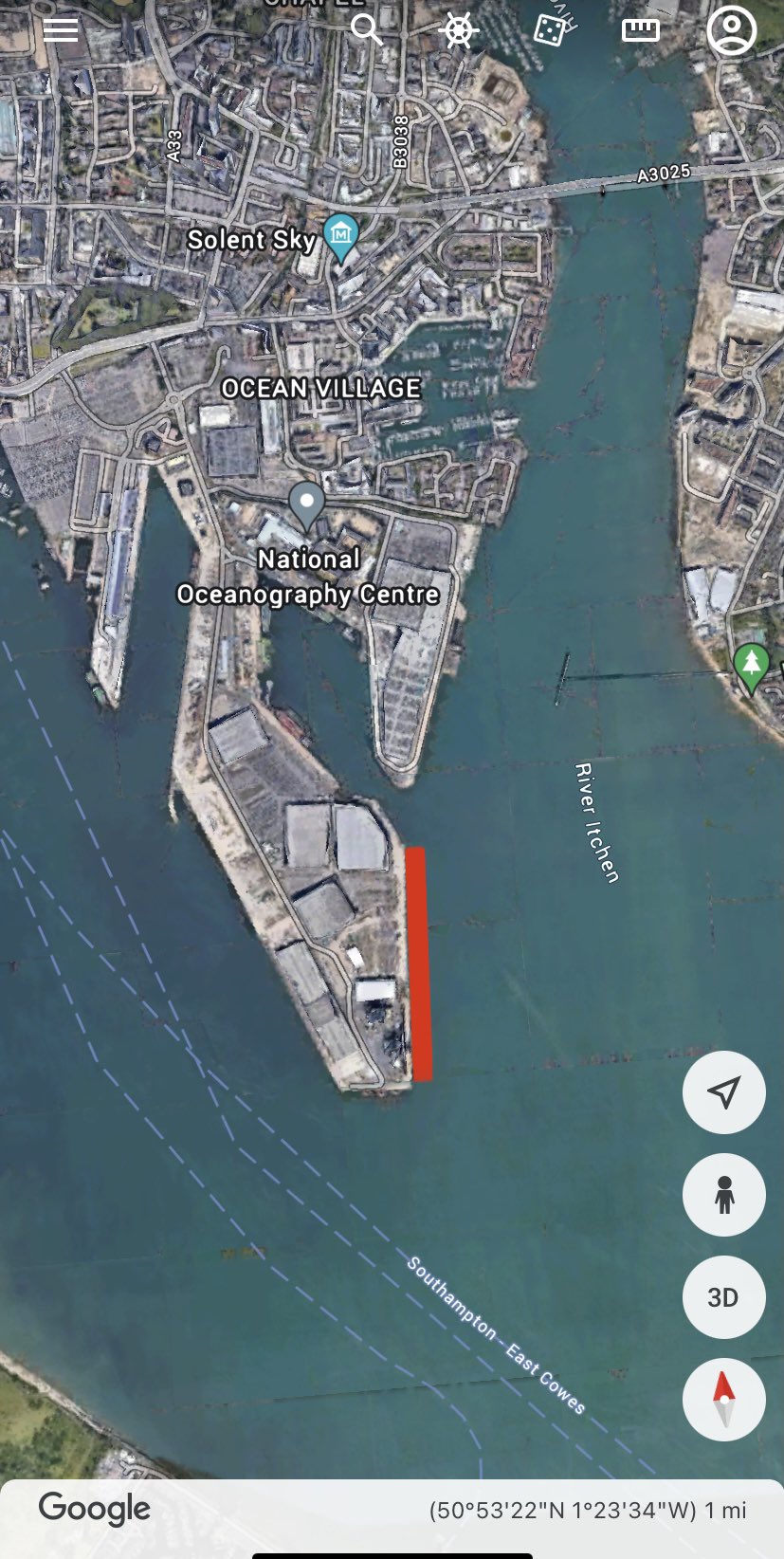 Southampton Dock Map