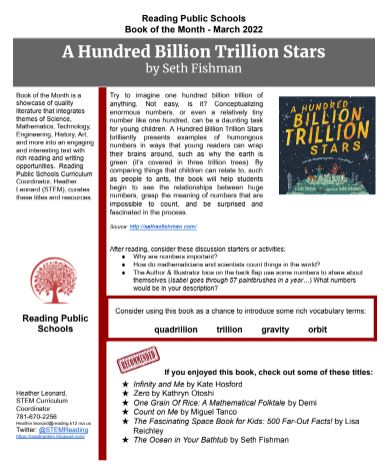 H.Leonard STEM Coordinator on Twitter: "Our March book of the month is ...