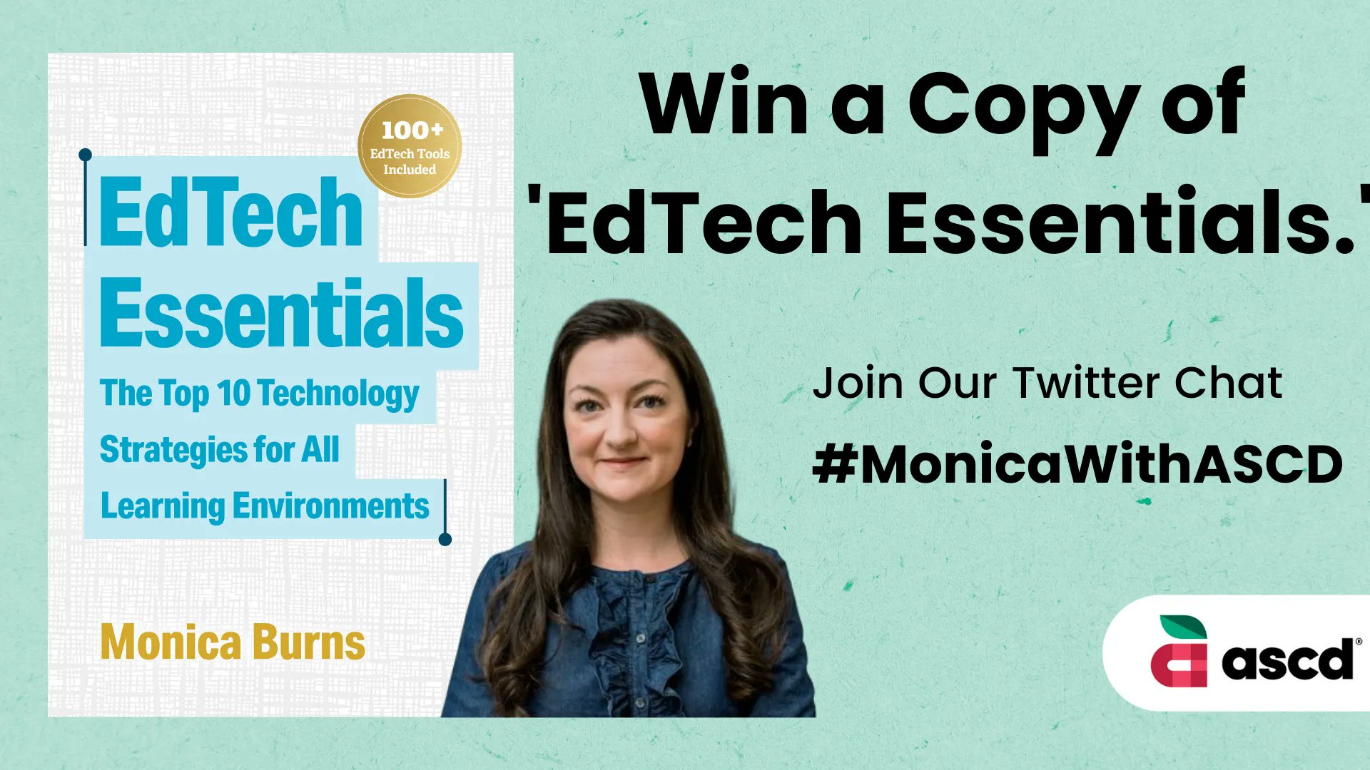 Monica Burns, Ed.D. #EdTech on Twitter: "Join me in ONE hour for a special Twitter chat with ...